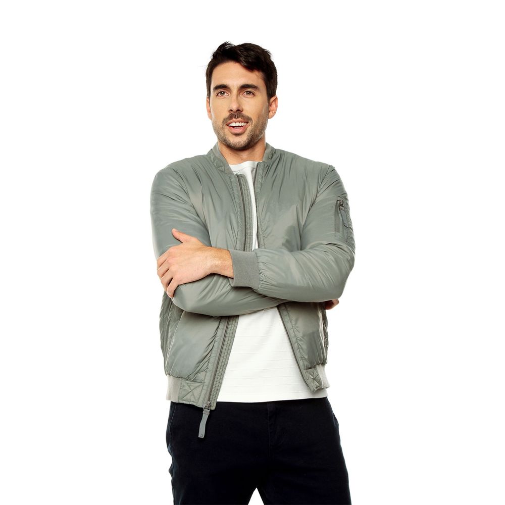 Venta > chamarra tipo bomber hombre > en stock